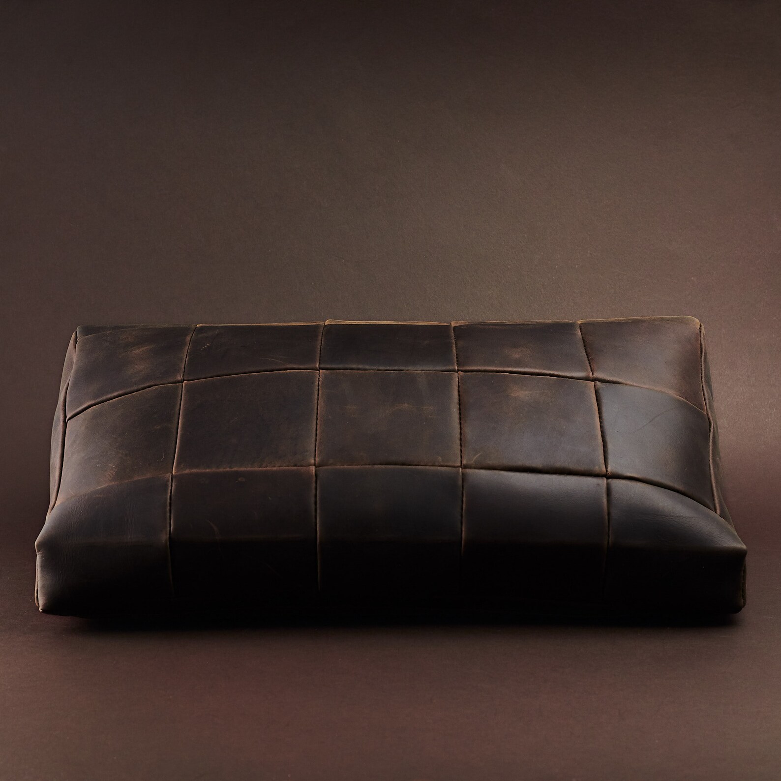 Leather Footrest Cover Brown Ergonomic Foot Rest Desk Home - Etsy