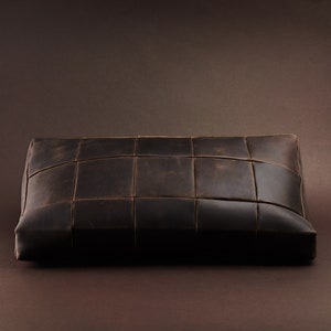 Leather Footrest Cover Brown, Ergonomic, Foot Rest Desk, Home Office ...