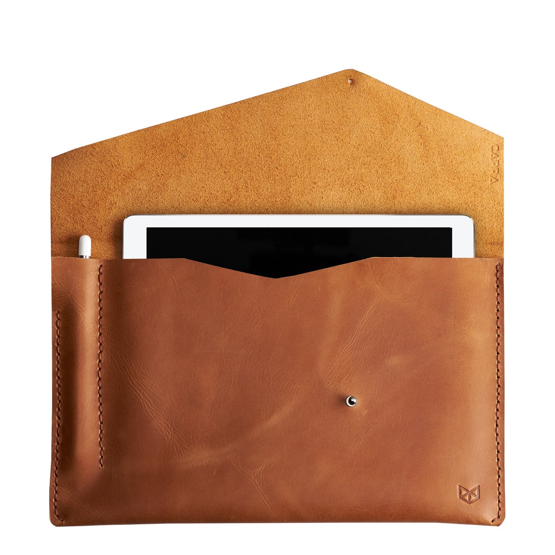 Tan Leather ASUS Zenbook Pro Duo Sleeve, Laptop Case for Men, ASUS Pen ...