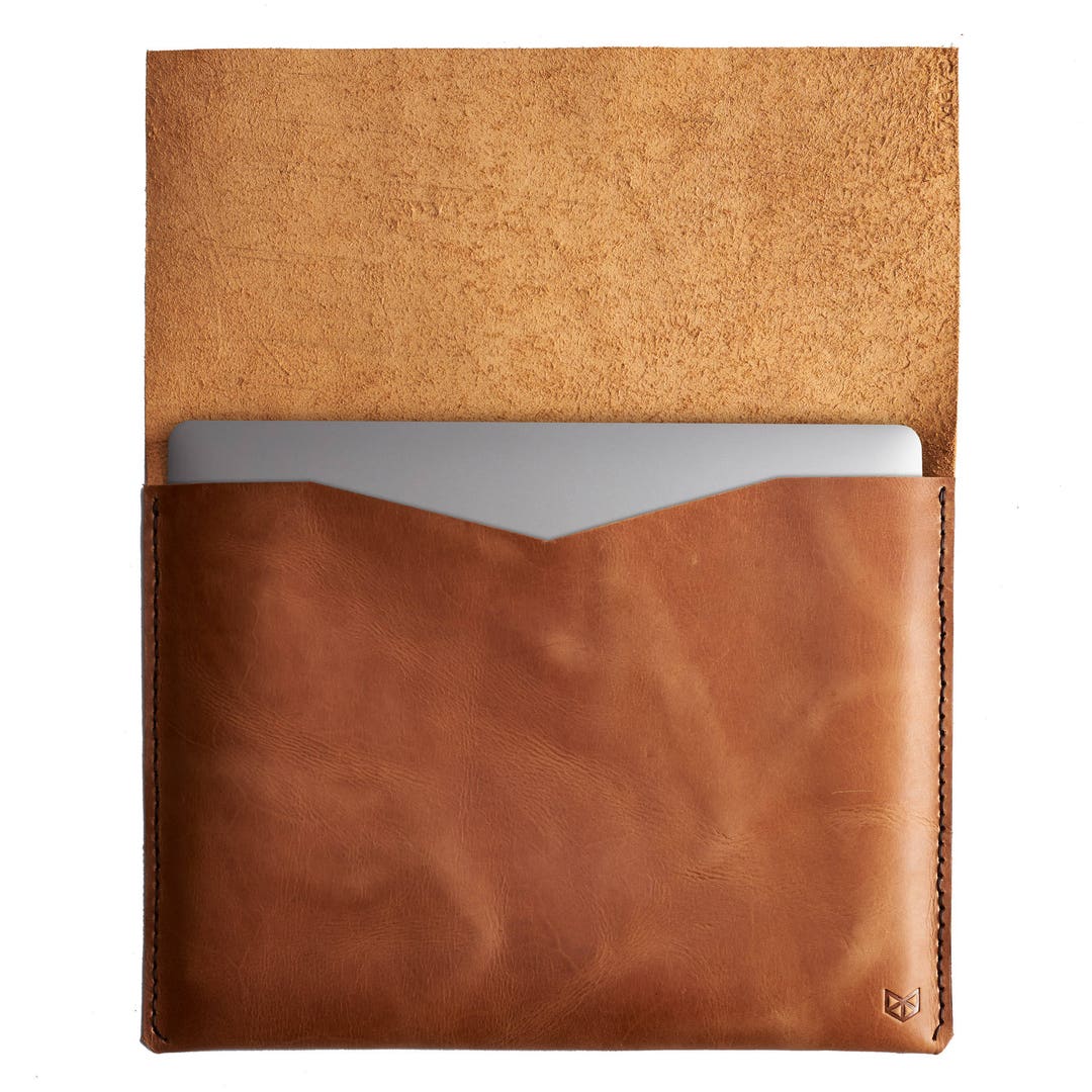 Tan Leather Dell XPS Case, Men Dell XPS 15" and 13" and 2 in 1 Sleeve ...