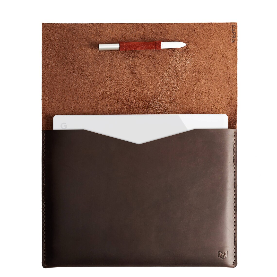Brown Leather Pixelbook and Pixelbook Go Case, Men Handmade Google ...