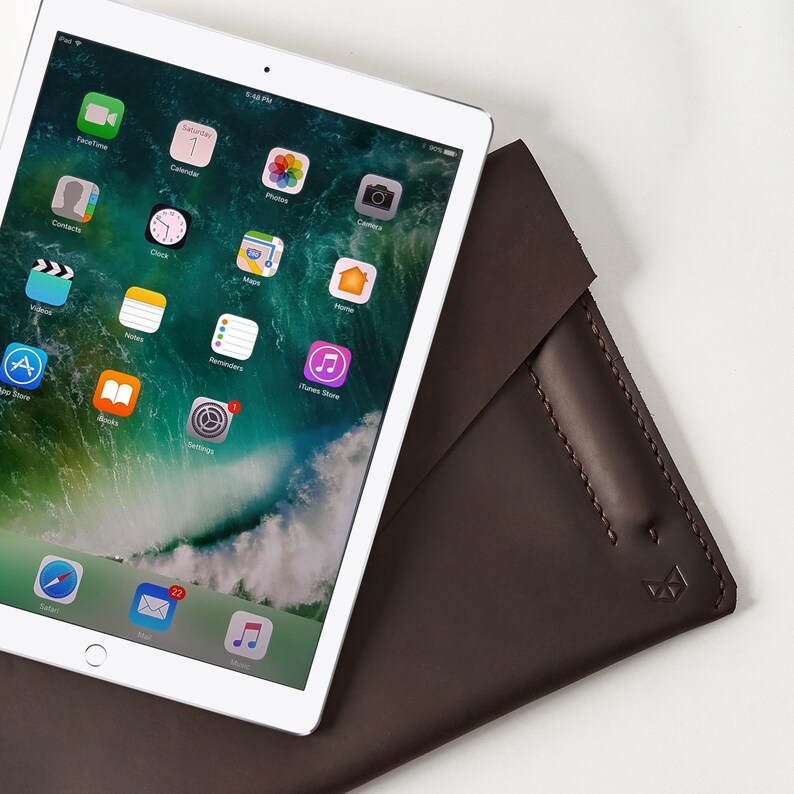 Brown Leather Ipad Case for Men Ipad Air Sleeve Ipad Pro - Etsy