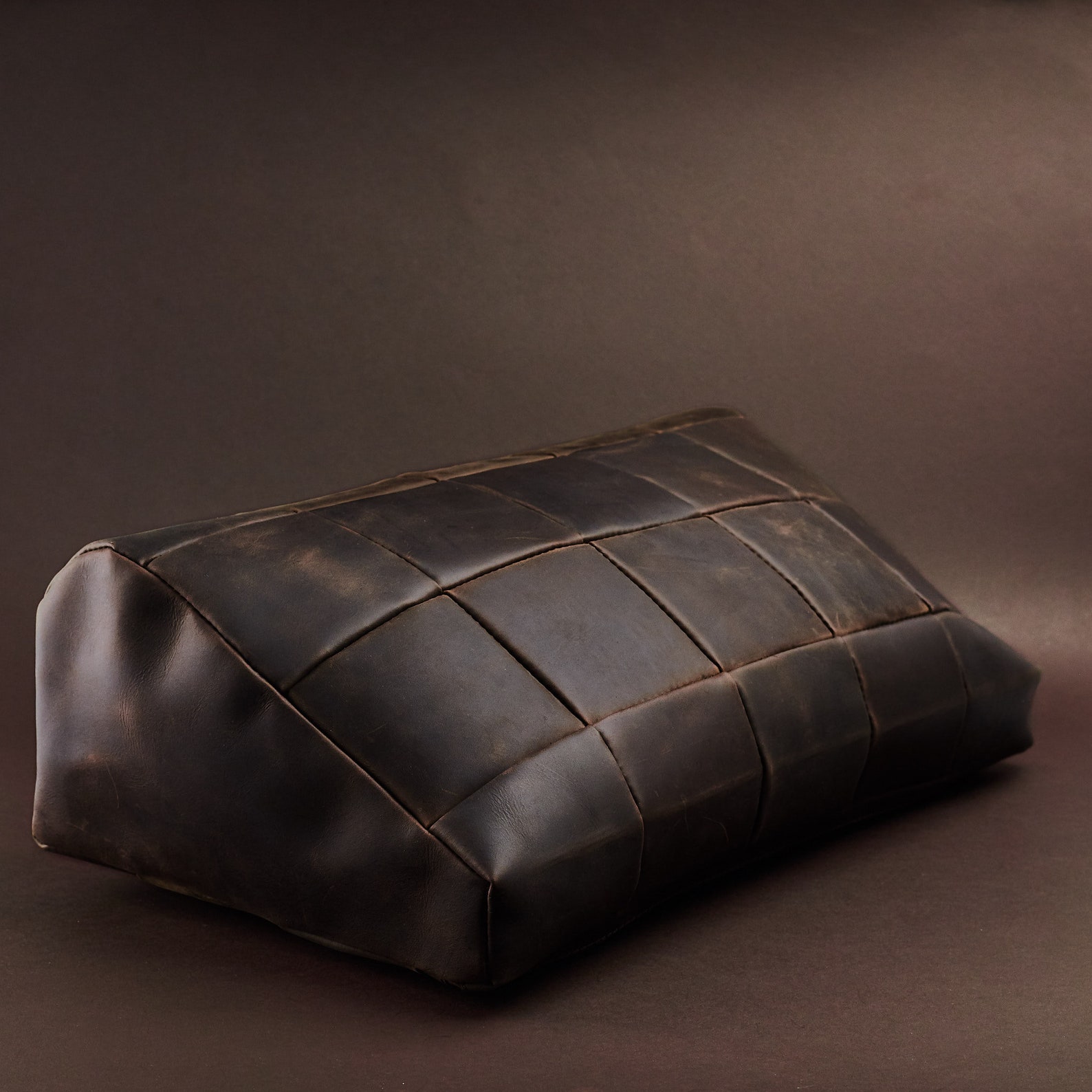 Leather Footrest Cover Brown Ergonomic Foot Rest Desk Home - Etsy