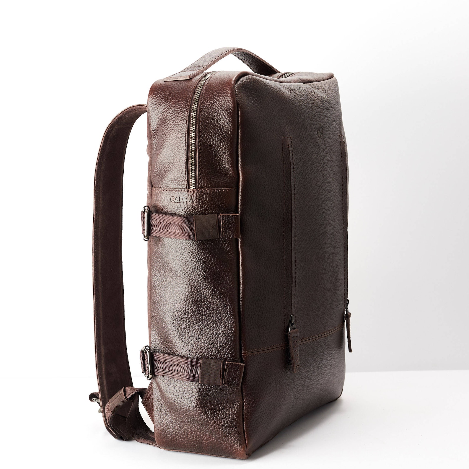 Dark Brown Leather Laptop Backpack Men. Travel Rucksack - Etsy