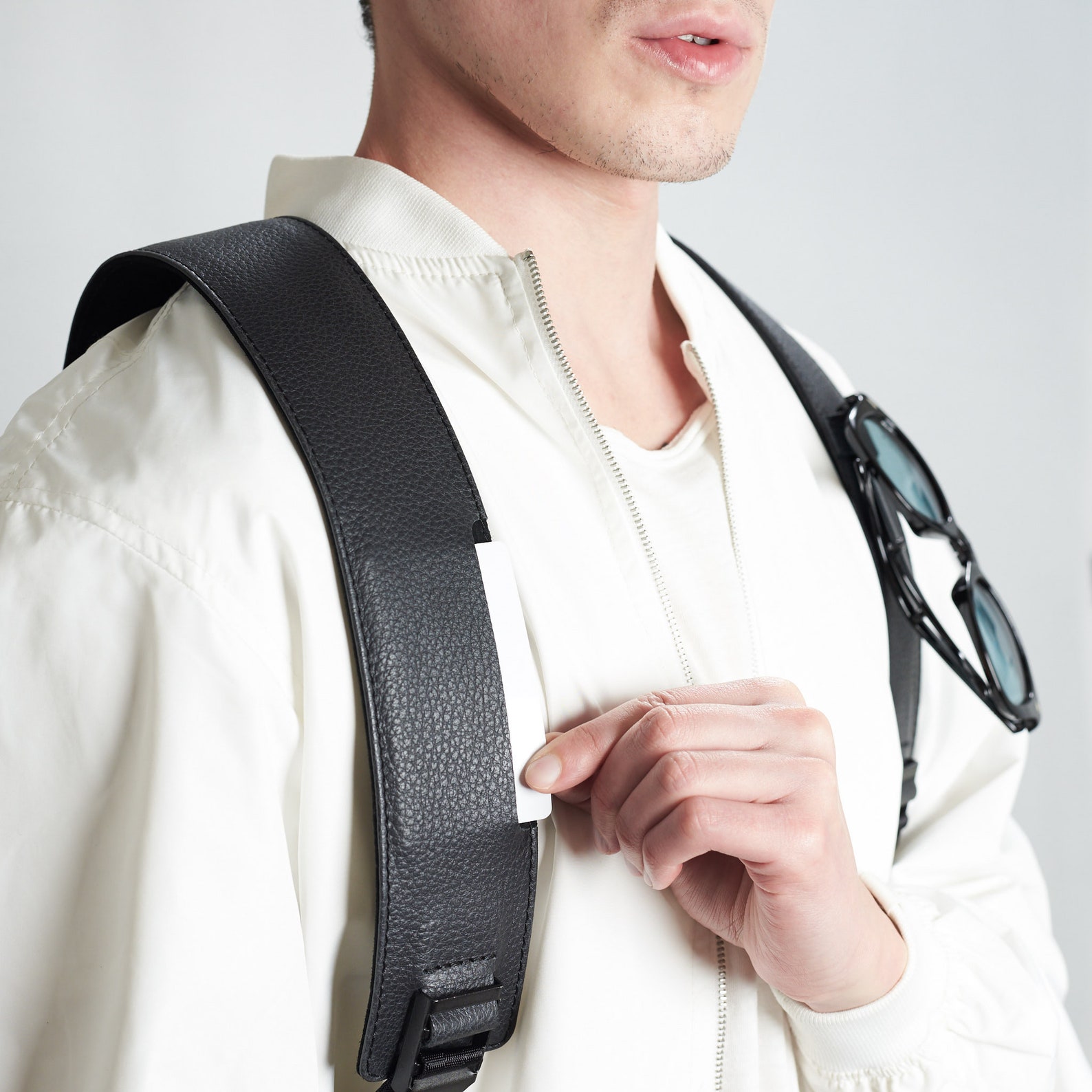 Black Leather Slim Tech Laptop Backpack. Men's - Etsy
