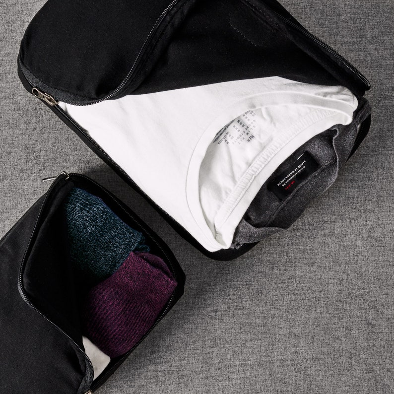 Linen Packing Cubes Clothing Storage Travel Cubes Luggage - Etsy