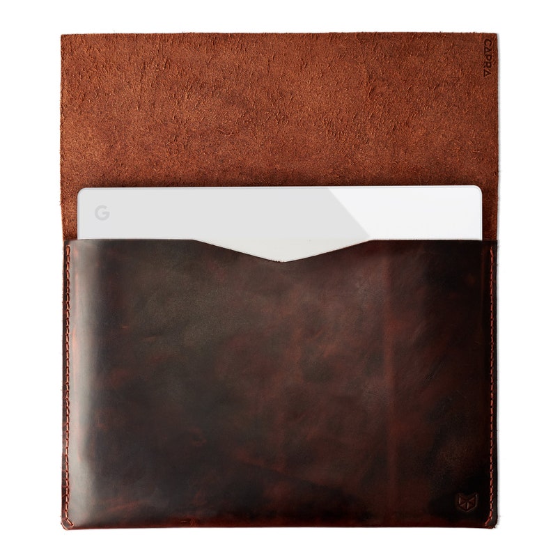 Distressed Cognac Leather Pixelbook Go Case Chromebook - Etsy