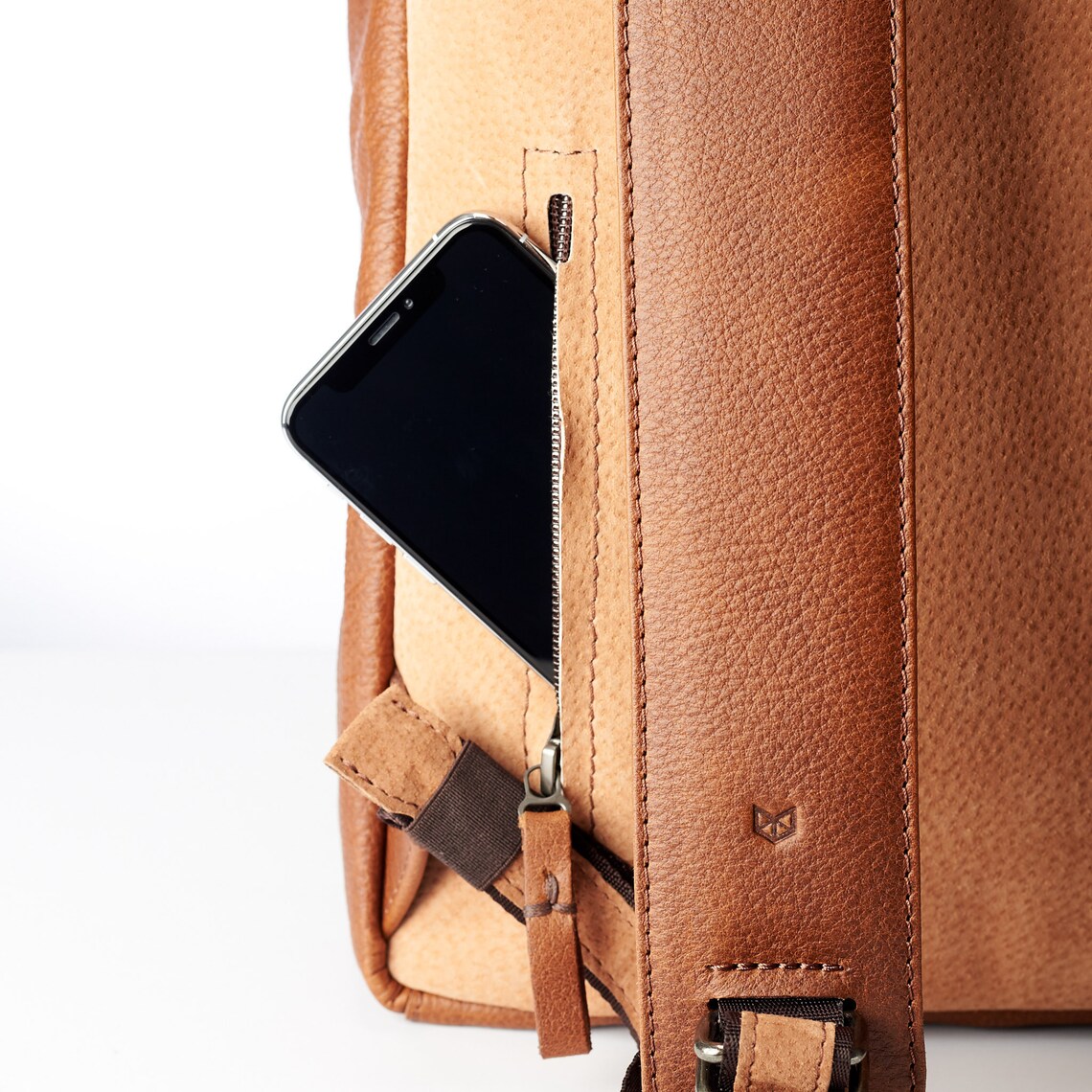 Tan Leather Laptop Backpack Men. Travel Rucksack Handmade - Etsy