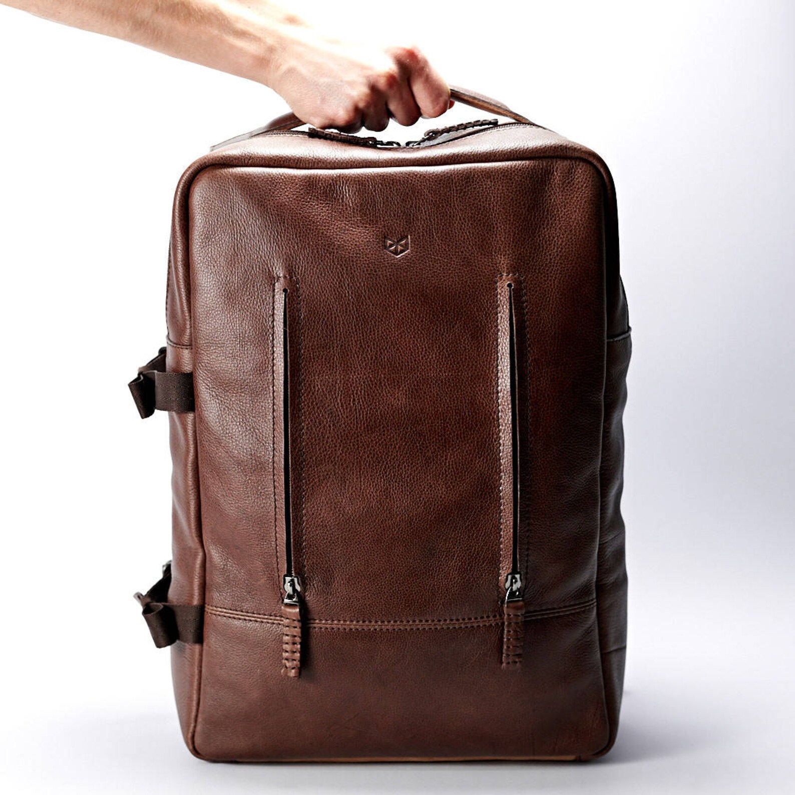 Brown Leather Backpack Rucksack 13 Inch Laptop Daypack Back - Etsy