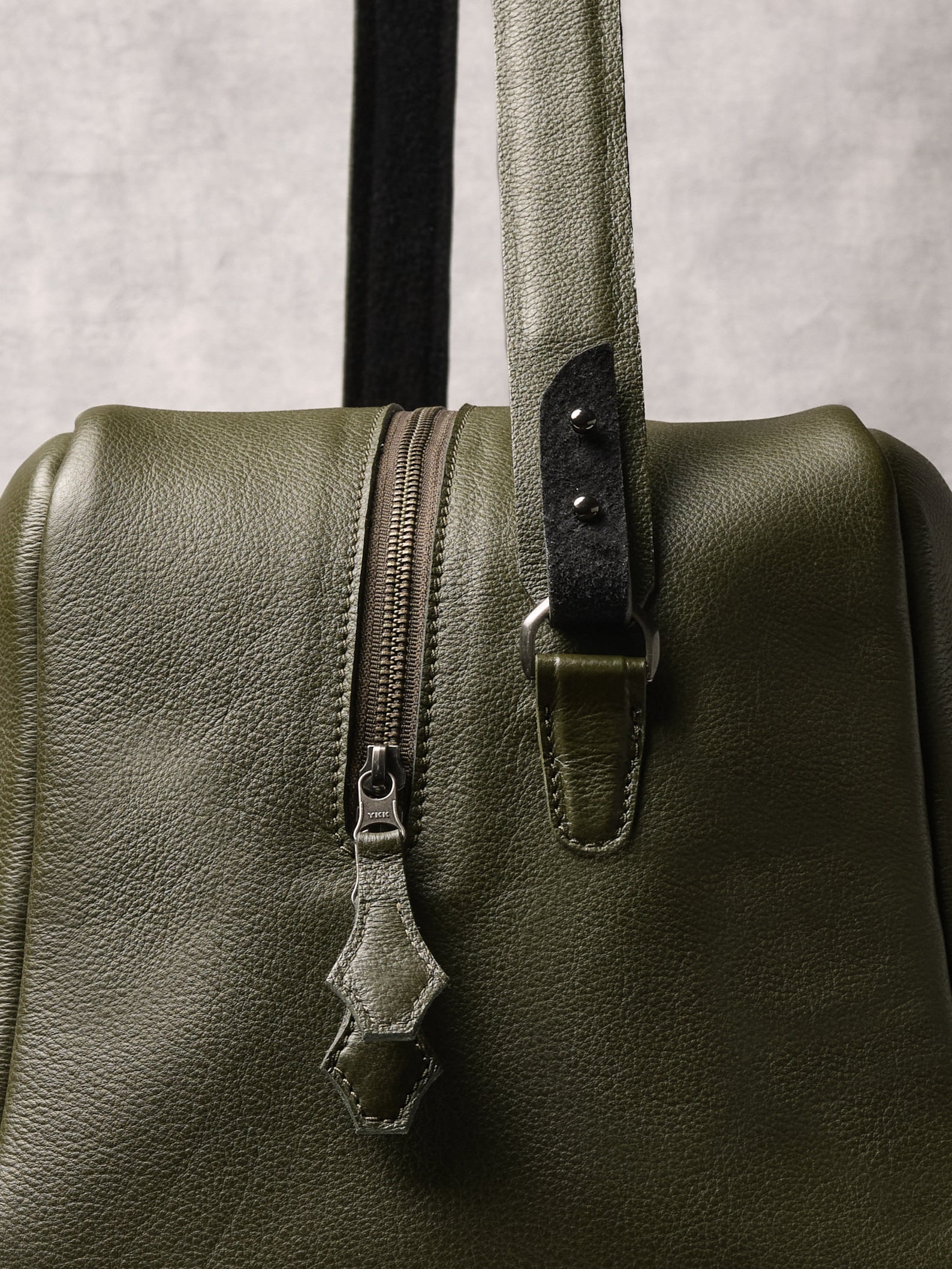 Green Mens Weekend Travel Bag, Duffle Bag Leather, Personalized ...