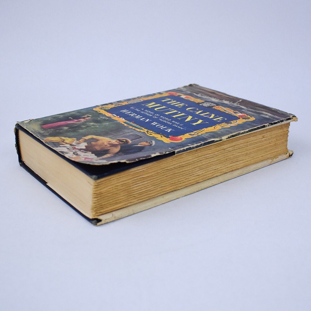 The Caine Mutiny Herman Wouk WWII Novel 1951 Doubleday 1st - Etsy