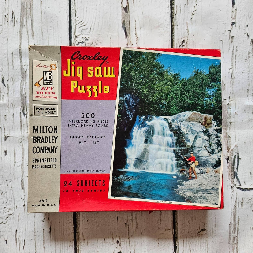 Vintage Croxley Jigsaw Puzzle 500 Pc Cascade Hole 1950s - Etsy