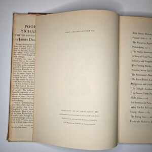 Poor Richard by James Daugherty First Edition 1941 Hardcover - Etsy