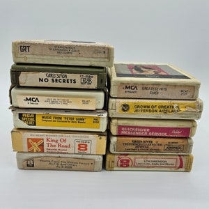 Vintage 8-track Case With Lot of 11 8-tracks Included - Etsy
