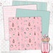 Ice Cream digital paper pack pink ice cream shop digital | Etsy