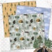 Camping Digital Paper Pack Camping Trip Forest Paper Pattern Commercial ...
