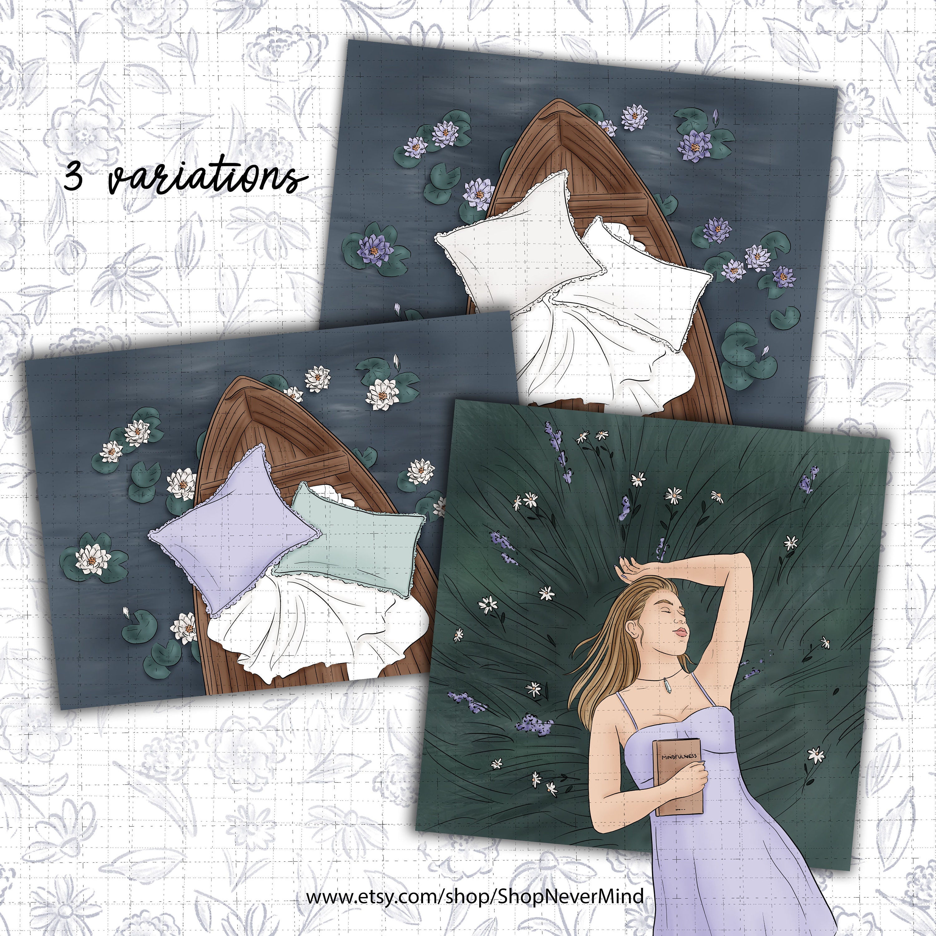 Spring Clipart Kit Pastel Spring Clipart Commercial Use Lilac - Etsy