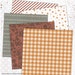 Fall Paper Pack Autumn Rain Digital Pattern Commercial Use Floral ...