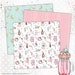 Ice Cream Digital Paper Pack Pink Ice Cream Shop Digital Pattern ...
