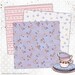 Tea Party Digital Paper Pack Pink Tea Party Digital Pattern Commercial ...