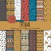 Tribal Digital Paper Pack Tribal Digital Pattern Mustard - Etsy