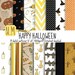 Halloween Digital Paper Happy Halloween Paper Pack Halloween - Etsy