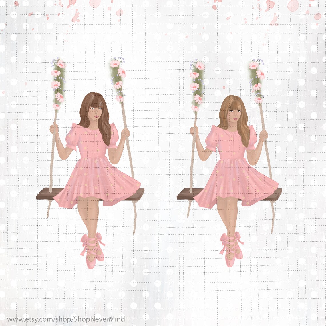 Spring Clipart Kit Easter Digital Clip Art Commercial Use - Etsy