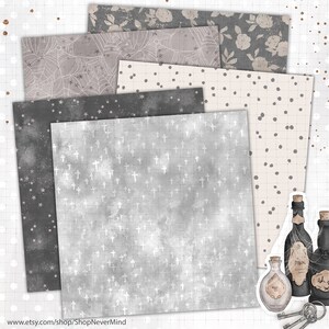 Halloween Digital Paper Pack Haunted House Digital Pattern Commercial ...