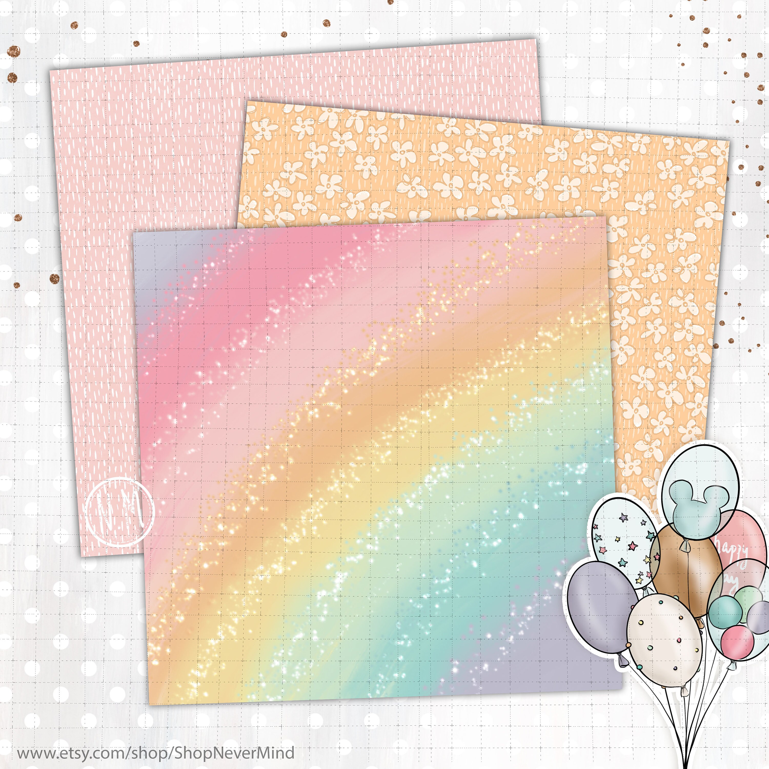 Carnival Digital Paper Pack Pink Carnival Digital Pattern - Etsy