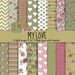 Love Digital Paper Pack Love Digital Pattern Hearts Printable Pattern ...
