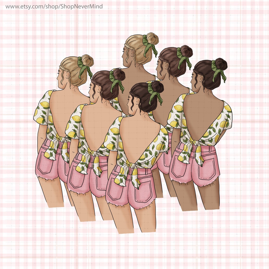 Pink Lemonade clipart kit fashion girls lemonade stand clipart | Etsy