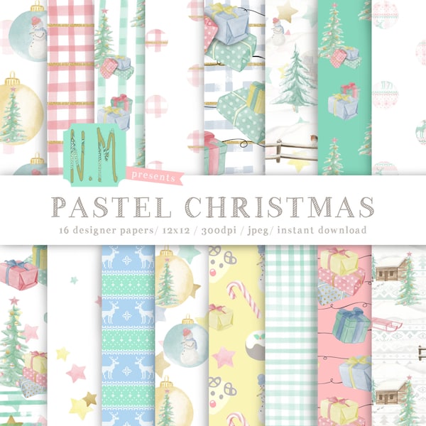 Pastel Christmas - Etsy