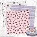 Tea Party Digital Paper Pack Pink Tea Party Digital Pattern Commercial ...
