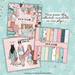 Carnival Illustration Pink Carnival Scene Fun Fair Background Pink ...