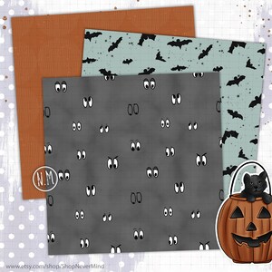 Halloween Digital Paper Pack Pastel Kids Halloween Clip Art Commercial ...