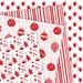 Red and White Christmas Digital Paper Pack, Christmas Digital Pattern ...