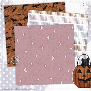 Halloween Digital Paper Pack Pastel Kids Halloween Clip Art Commercial ...