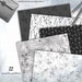 Black and White Flowers Digital Paper Pack Commercial Use Floral ...