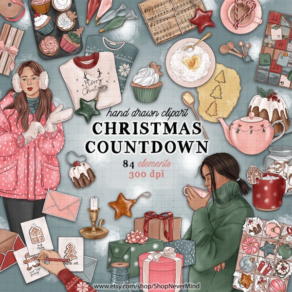 Christmas Countdown Stickers - Etsy