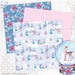 Pink Christmas Digital Paper Pack Snowglobe Winter Digital Pattern ...