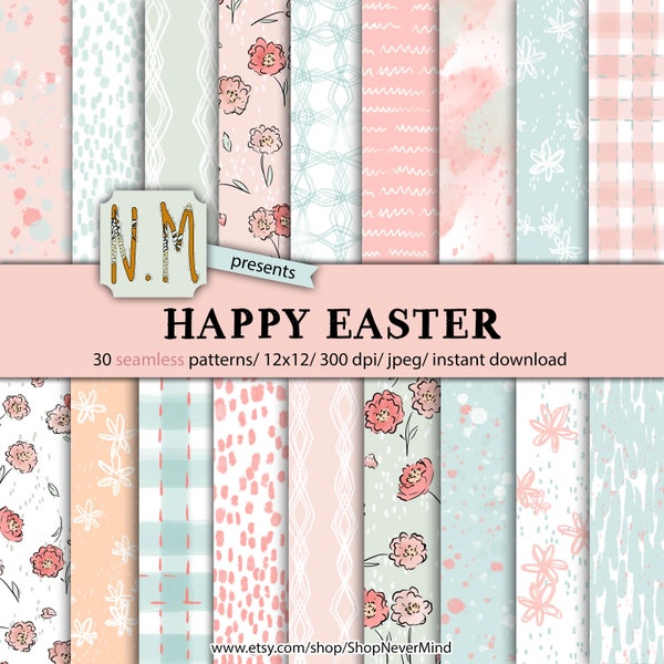 Spring Floral Paper - Etsy