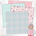 Ice Cream Digital Paper Pack Pink Ice Cream Shop Digital Pattern ...