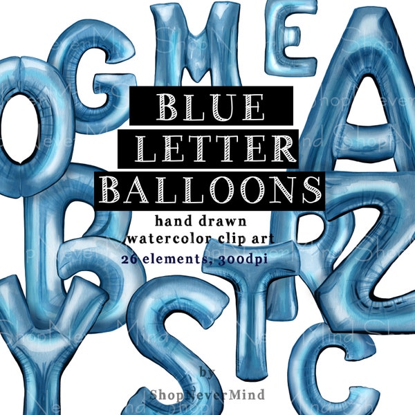 Alphabet Balloons - Etsy