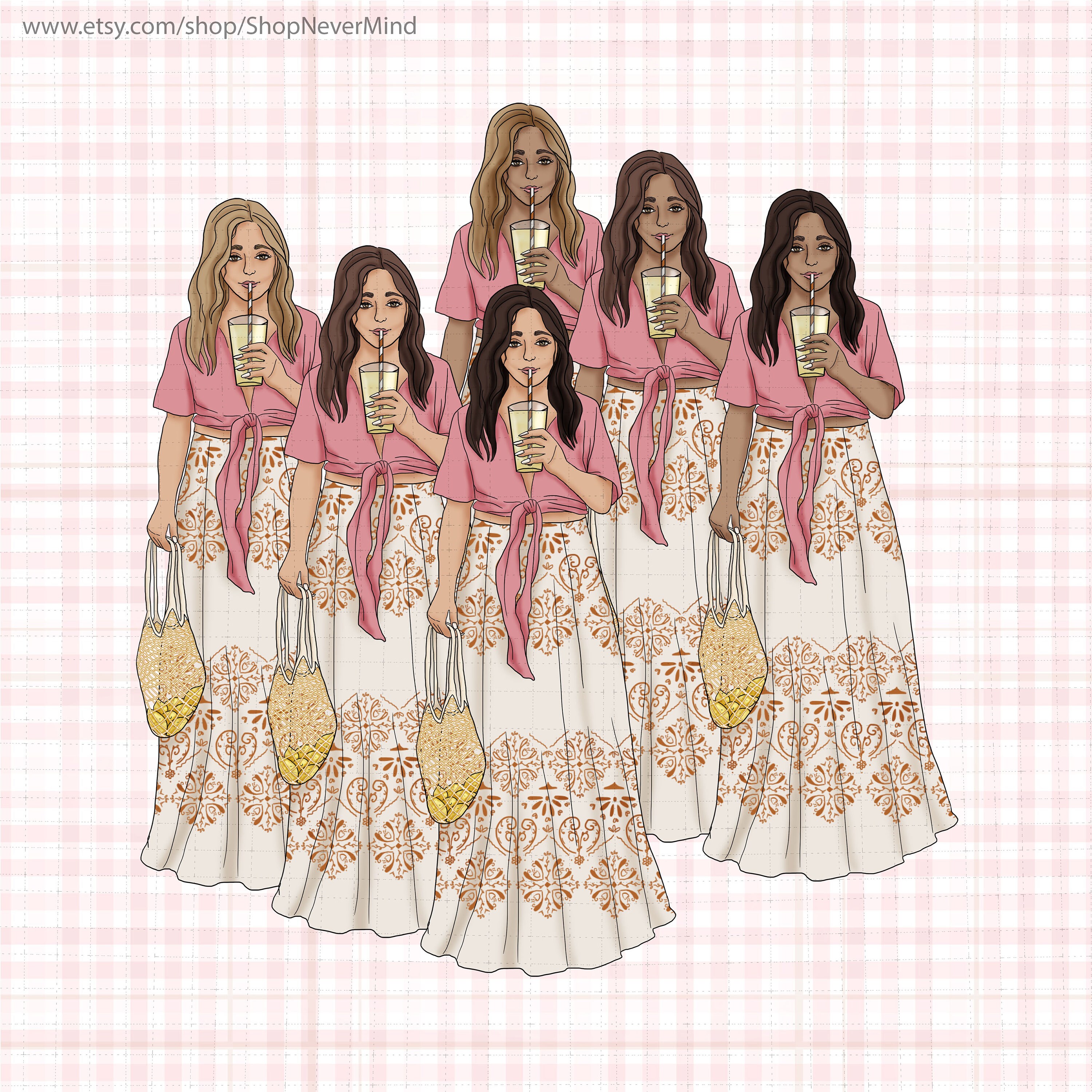 Pink Lemonade Clipart Kit Fashion Girls Lemonade Stand Clipart - Etsy