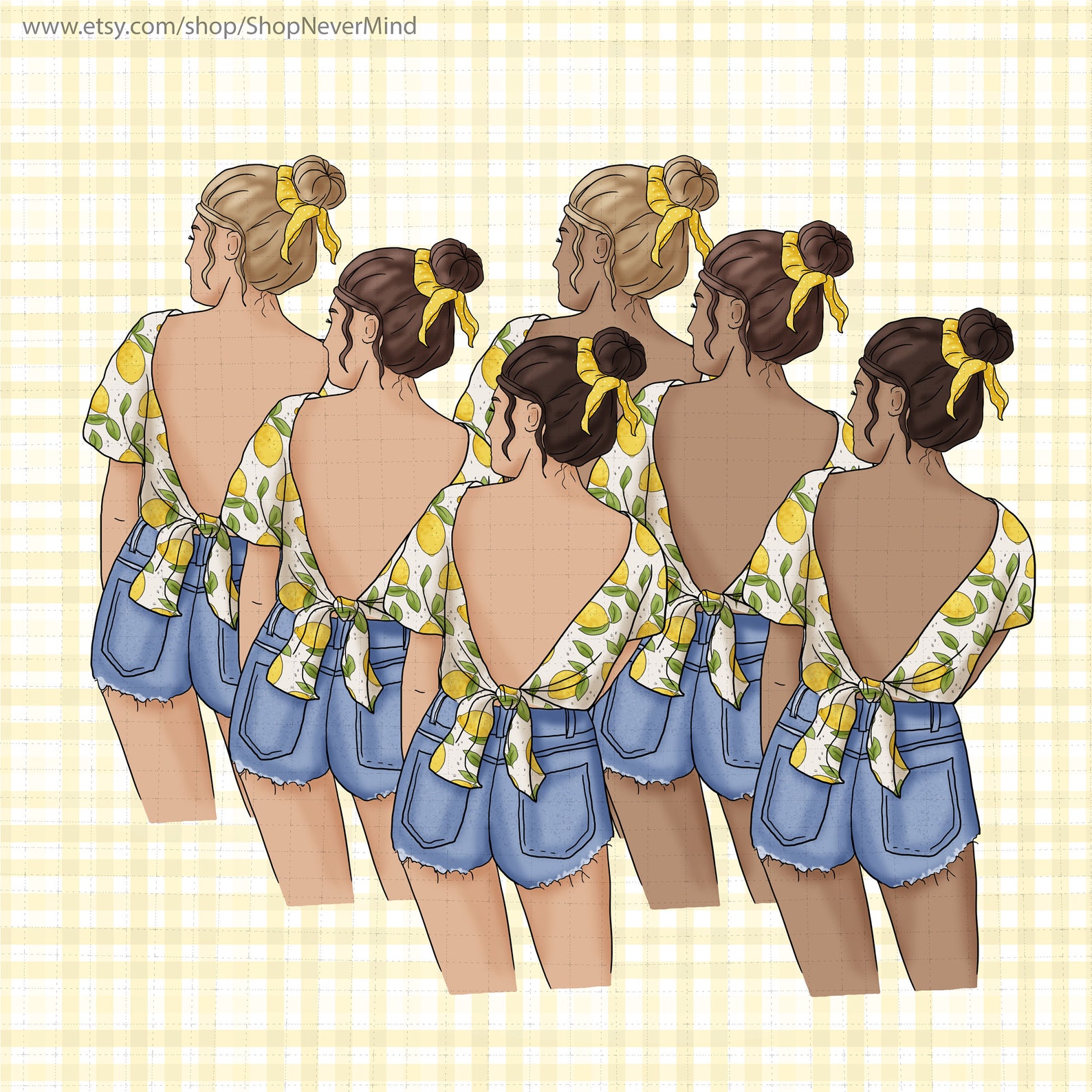 Lemonade Clip Art Kit Fashion Girls Lemonade Stand Clipart | Etsy