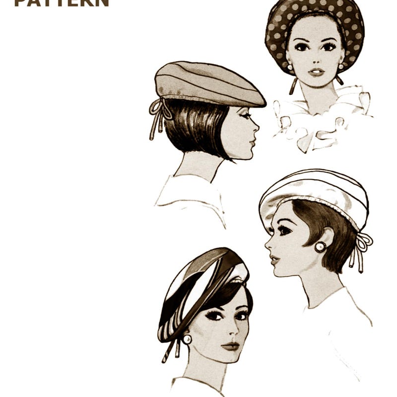 Vintage Hat Pattern - Etsy