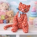 Sleeping CAT Sewing Pattern UNPRINTED Advance 6931 Toy Stuffed Animal ...