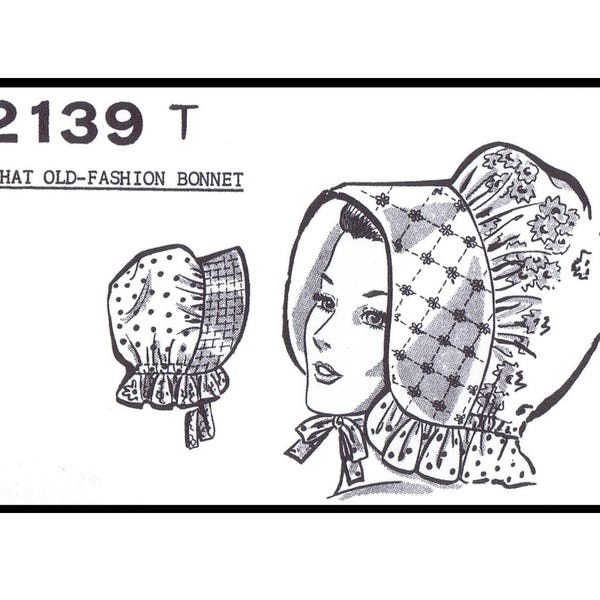 Pioneer Bonnet - Etsy