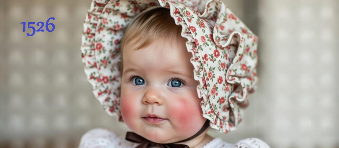 20" M 1526 Pattern BABY BONNET Hat Child 4 Style Sunbonnet Pdf - Etsy UK