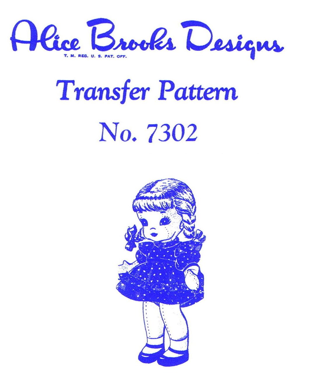 Letter DOLL Pattern Approx. 16" Alice Brooks Designs 7302 Pdf - Etsy